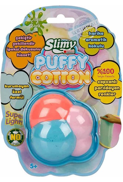 Slimy Puffy Coton Kokulu Slime 16 gr Mavi Slimy Puffy Coton Kokulu Slime 16 gr Mavi