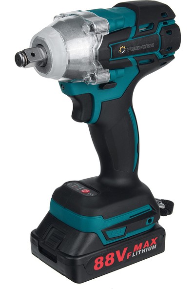 Violeworks Iki Pilli 88V 680NM Elektrikli Akülü Fırçasız Darbeli Anahtar Matkap Soketi