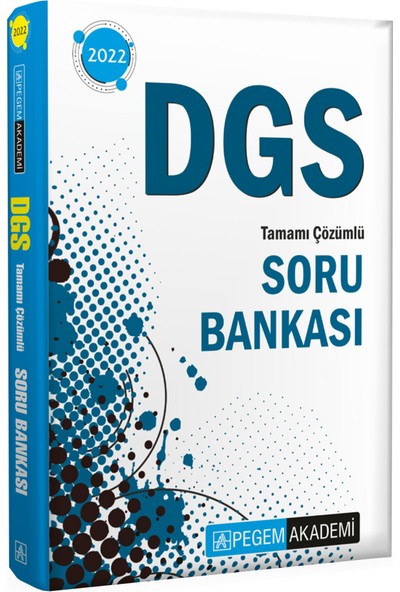 Pegem Akademi DGS 2022 Tamamı Çözümlü Soru Bankası