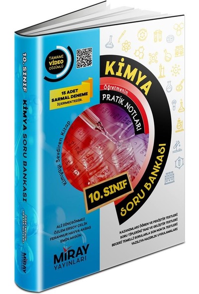 Miray Yayınları 10. Sınıf Kimya Konu Özetli Soru Bankası
