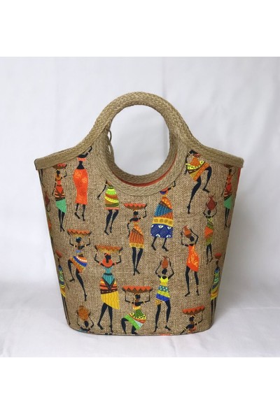 Çanta Tasarımcısı Plaj Bags Plaj Çantası Afrikan Kadınlar