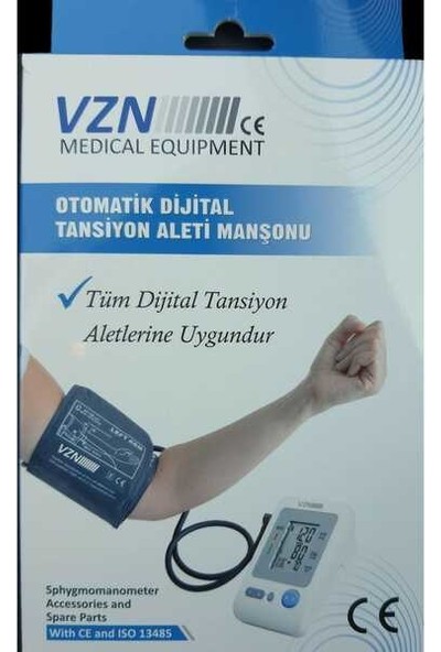 Vzn Otomati̇k Di̇ji̇tal Tansi̇yon Aleti̇ Manşonu 22-36 cm Vzn Otomati̇k Di̇ji̇tal Tansi̇yon Aleti̇ Manşonu 22-36 cm