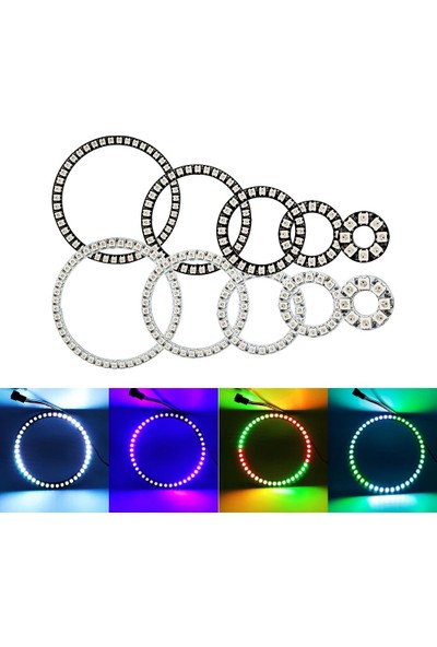 Funzenxin WS2812B Pixeı 8li LED 5050 Argb Halka LED Funzenxin WS2812B Pixeı 8li LED 5050 Argb Halka LED