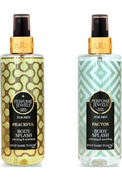 Eyüp Sabri Tuncer For Men Peaceful Body Splash ve Factor Body Splash 250 ml Eyüp Sabri Tuncer For Men Peaceful Body Splash ve Factor Body Splash 250 ml