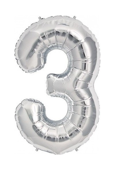 Ez Jet Ezjet 3 Yaş Gümüş Balon