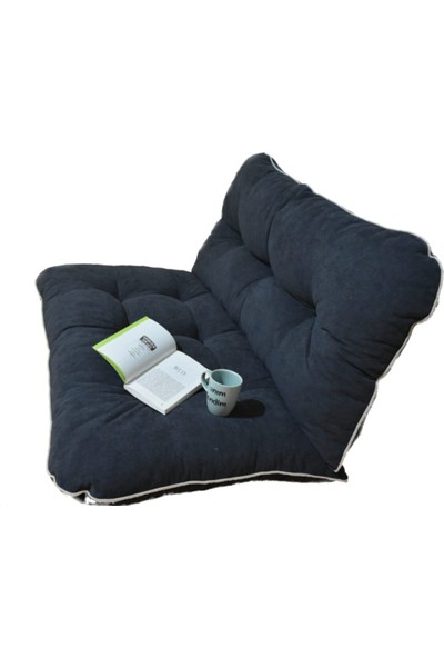 Mazi Home Kalorifer Önü Ve Palet Minderi Ikili Takım Antrasit Gri 120x80cm