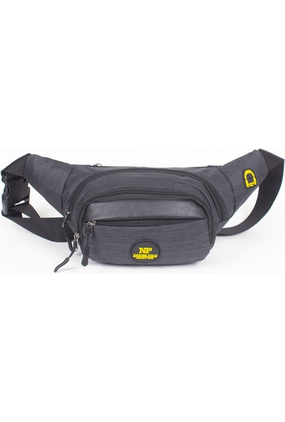 Avca Unisex Keten Kulaklık Çıkışlı Çapraz Askılı Bel Omuz Çanta