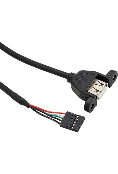 USB Uzatma Kablosu Panel Montajlı Anakart Jumper Soketli 50CM USB Uzatma Kablosu Panel Montajlı Anakart Jumper Soketli 50CM