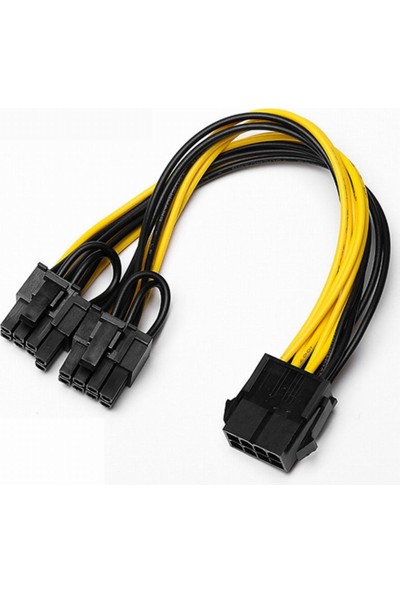 Molex 8 Pin Power Ayırıcı Pci-E Molex 8 Pin Çoklayıcı Kablo 30CM Uzunluk Molex 8 Pin Power Ayırıcı Pci-E Molex 8 Pin Çoklayıcı Kablo 30CM Uzunluk