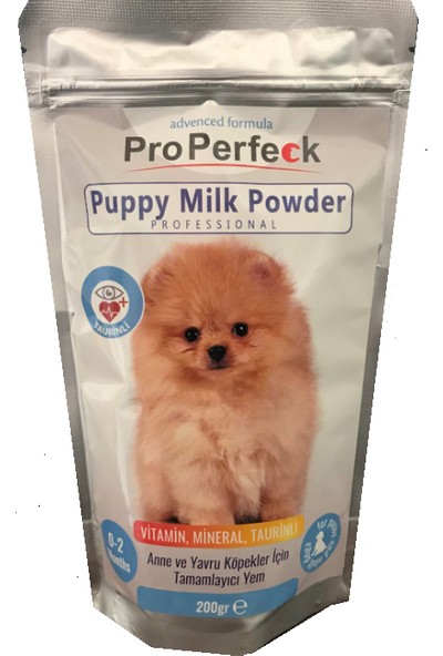 Pro Perfeck Köpek Süt Tozu Vitamin Mineral Taurinli 200 gr Pro Perfeck Köpek Süt Tozu Vitamin Mineral Taurinli 200 gr