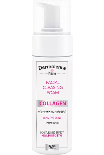 Dermolente Kolajen Yüz Temizleme Köpüğü 150 ml