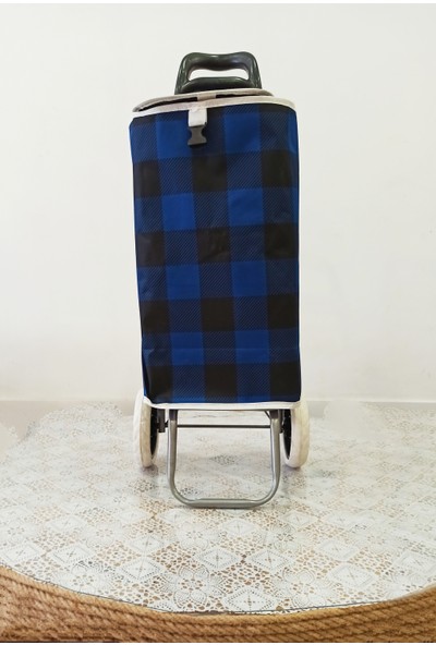 Krkmz Desenli Eva Teker Ses Yapmayan Pazar Arabası Krkmz Desenli Eva Teker Ses Yapmayan Pazar Arabası