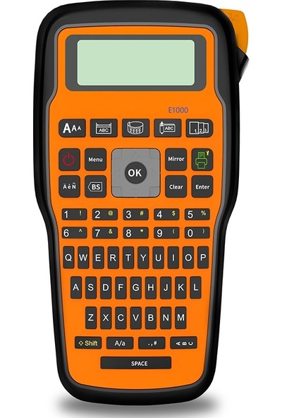 Aimo E1000 Taşınabilir Kaset Teyp Etiketi Yazıcı (Turuncu) (Yurt Dışından) Aimo E1000 Taşınabilir Kaset Teyp Etiketi Yazıcı (Turuncu) (Yurt Dışından)