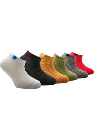 Belyy Socks Belyy Çok Renkli 6 Lı Yazlık Çocuk Çorabı Belyy Socks Belyy Çok Renkli 6 Lı Yazlık Çocuk Çorabı
