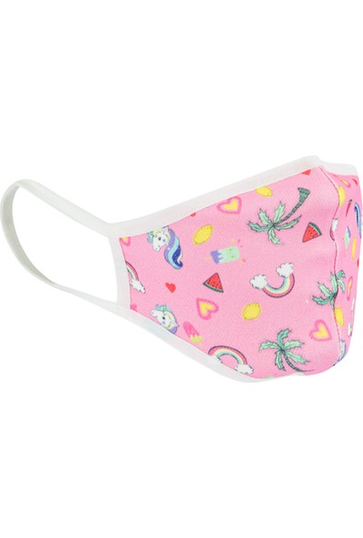 Penti Çok Renkli Kız Çocuk Unicorn Maske