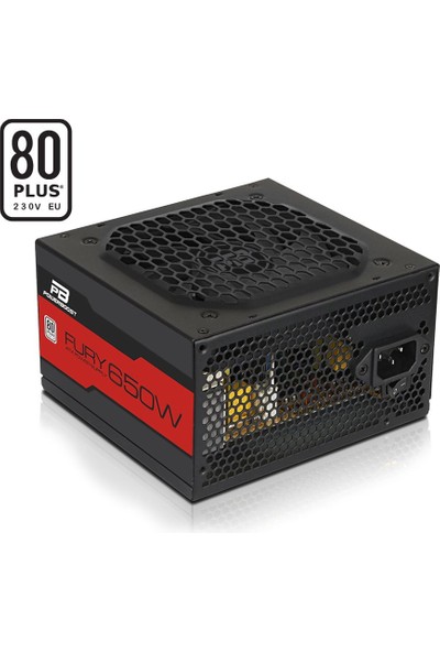 Power Boost BST-ATX650WEU Fury 650W 80+ APFC 12cm Fanlı ATX Power Supply Power Boost BST-ATX650WEU Fury 650W 80+ APFC 12cm Fanlı ATX Power Supply