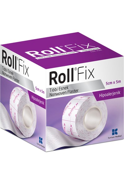 Roll Fix Tıbbi Esnek Flaster 5CMX5M Roll Fix Tıbbi Esnek Flaster 5CMX5M