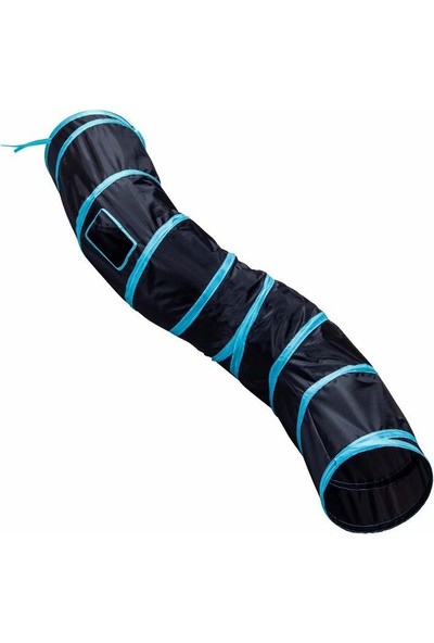 Fada S-Şekilli Evcil Kedi Oyun Tüneli-Koyu Mavi (Yurt Dışından)