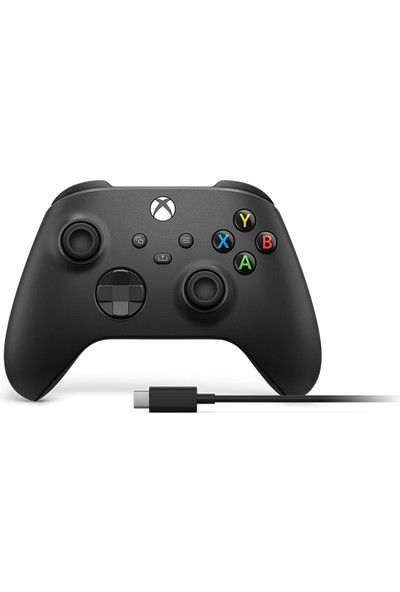 Microsoft Xbox Wireless Controller 9.nesil Kol Carbon Black + Type C USB Kablo Microsoft Xbox Wireless Controller 9.nesil Kol Carbon Black + Type C USB Kablo