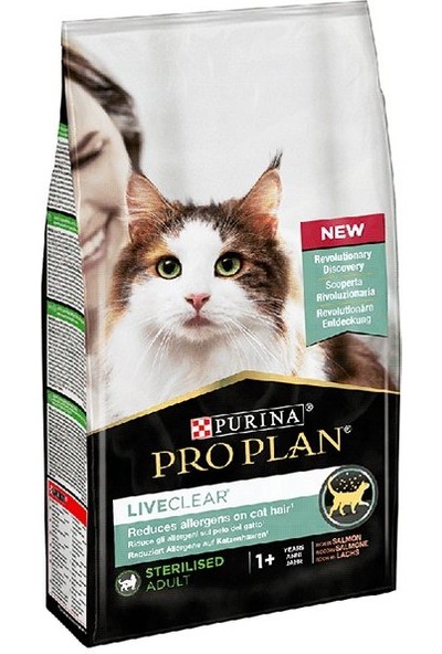 Pro Plan Liveclear Somonlu Kısırlaştırılmış Kedi Maması 1,4 kg Pro Plan Liveclear Somonlu Kısırlaştırılmış Kedi Maması 1,4 kg