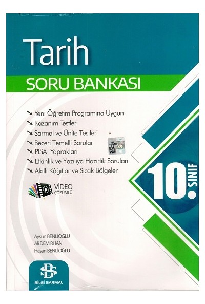 Bilgi Sarmal 10. Sınıf Tarih Soru Bankası - Ali Demirhan Bilgi Sarmal 10. Sınıf Tarih Soru Bankası - Ali Demirhan