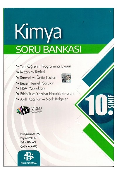 Bilgi Sarmal 10. Sınıf Kimya Soru Bankası - Bayram Yıldız