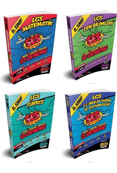 Benim Hocam 8. Sınıf 4'lü Ses Deneme Seti