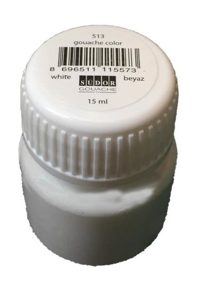 Südor 513 Guaj Boya 15 ml Beyaz