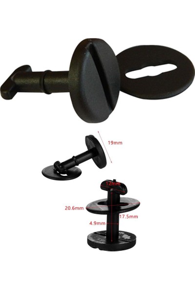 Otozet Bmw 7 Series E32 Taban Döşeme Klipsi 51471881521 100 Adet