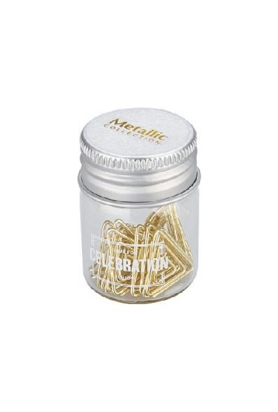 Pyrus SC400499 Mini Kavanoz Üçgen Ataç Gold