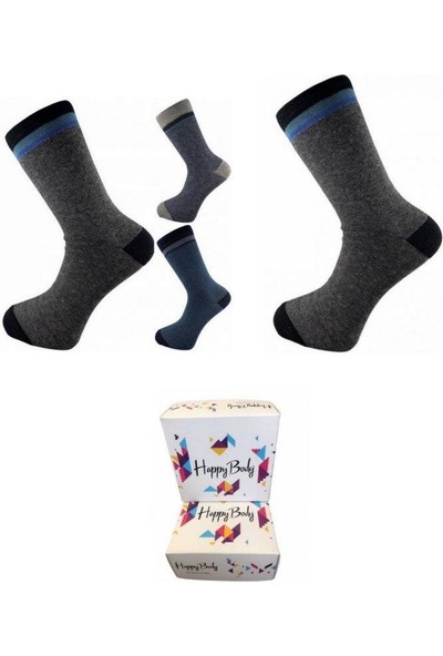 Happy Body Happybody Çorap ( ART.13317 ) 4 Lü Özel Kutulu Erkek Soket