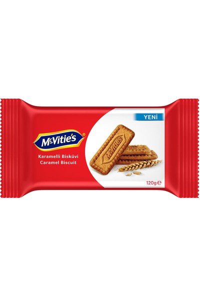 Ülker Mcvities Digestive Karamelli Bisküvi 120 gr x 16'lı Ülker Mcvities Digestive Karamelli Bisküvi 120 gr x 16'lı