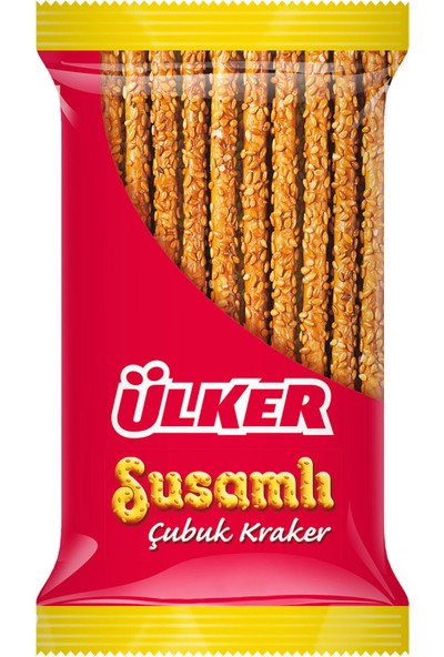 Ülker Susamlı Çubuk Kraker 45 gr x 22'li Ülker Susamlı Çubuk Kraker 45 gr x 22'li