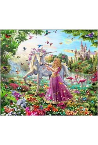 Art Liva Unicorn & Prenses Sayılarla Boyama Hobi Seti Tuval 40 x 50 cm Art Liva Unicorn & Prenses Sayılarla Boyama Hobi Seti Tuval 40 x 50 cm