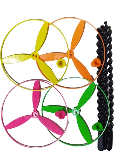 Yoko Toys Dev Ufo Pervane Uçan Daire Oyuncak Yerli Üretim 4 Adet Yoko Toys Dev Ufo Pervane Uçan Daire Oyuncak Yerli Üretim 4 Adet