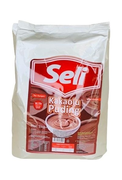 Seli Kakaolu Puding 3 kg