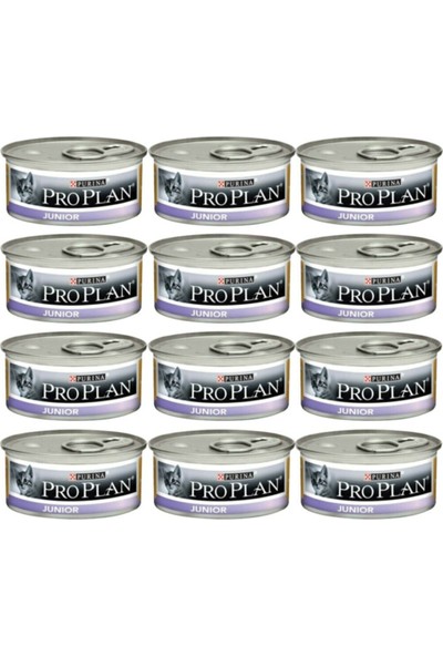 Pro Plan Tavuk Etli Yavru Kedi Konserve Maması 85 gr x 12'li Pro Plan Tavuk Etli Yavru Kedi Konserve Maması 85 gr x 12'li