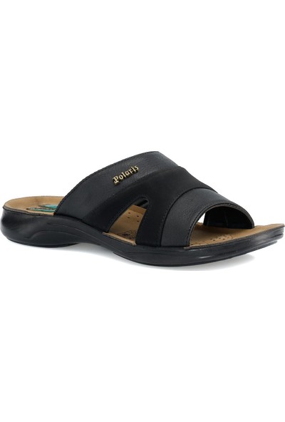 Polaris 602075.M1PR Siyah Erkek Ev Terliği