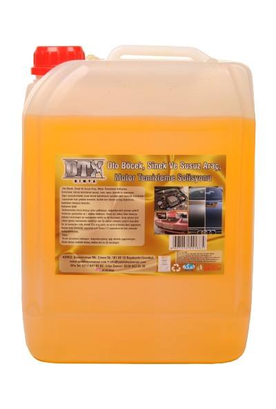Dtx Kimya Oto Böcek Sinek ve Kalıntı Temizleyici 1/2 Konsantre 5 lt Dtx Kimya Oto Böcek Sinek ve Kalıntı Temizleyici 1/2 Konsantre 5 lt