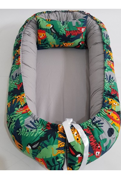Babynest Dünyası Yeşil Sevimli Hayvanlar Babynest Bebek Yuvası