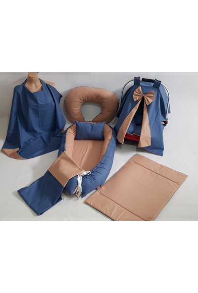 Babynest Dünyası Indigo Kahve 8 Parça Babynest Seti Babynest Dünyası Indigo Kahve 8 Parça Babynest Seti