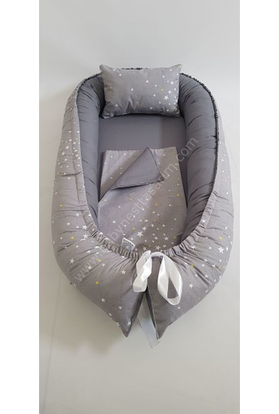 Babynest Dünyası Battaniyeli Gri Samanyolu Babynest Bebek Yuvası