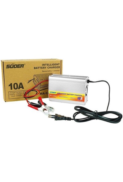 Suoer 12 Volt 10 Amper Akıllı Akü Şarj Cihazı MA-1210AS Suoer 12 Volt 10 Amper Akıllı Akü Şarj Cihazı MA-1210AS