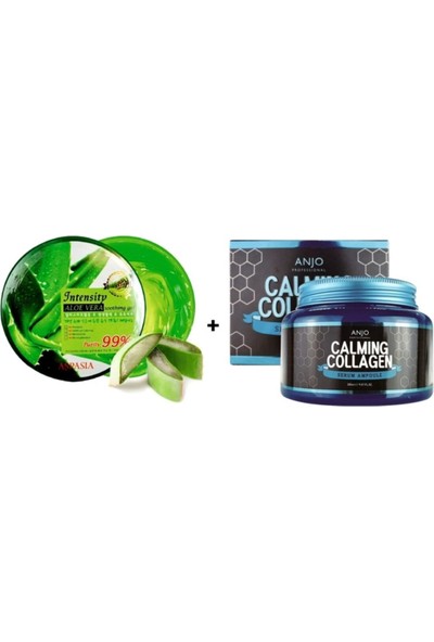 Aspasıa Korea Aspasıa %99 Saf Yoğun Aloe Vera Soothing Gel Krem+Anjo Saf Marine Collagen Kırışıklık Aspasıa Korea Aspasıa %99 Saf Yoğun Aloe Vera Soothing Gel Krem+Anjo Saf Marine Collagen Kırışıklık