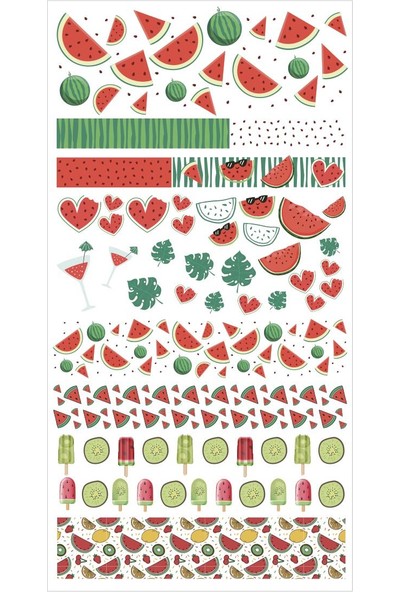 Flash Tattoos Karpuz Tırnak Dövmesi