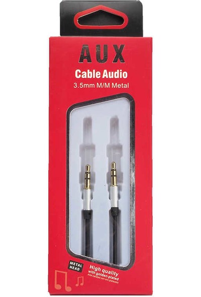 MobaxAksesuar Aux Audio Kablo 3.5mm Jack 04 Gri MobaxAksesuar Aux Audio Kablo 3.5mm Jack 04 Gri