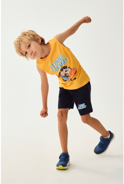 Dagi Turuncu Lısanslı Pıjama Takımı-Trc