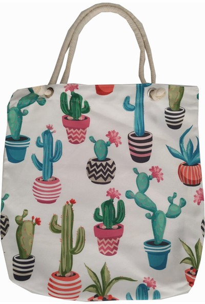Alkan Homes Kırlent Dünyası Kaktüs Desenli Astarlı-Fermuarlı Dijital Baskılı Çok Amaçlı Çanta Alkan Homes Kırlent Dünyası Kaktüs Desenli Astarlı-Fermuarlı Dijital Baskılı Çok Amaçlı Çanta