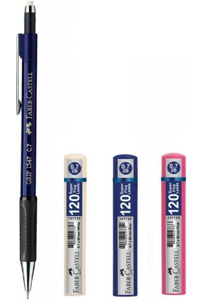 Faber-Castell 1347 Versatil Kalem 0.7 mm Lacivert + 0.7 mm Uç 3'lü Faber-Castell 1347 Versatil Kalem 0.7 mm Lacivert + 0.7 mm Uç 3'lü