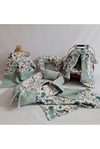 Babynest Dünyası Yeşil Pike Sevimli Hayvanlar Babynest Seti Babynest Dünyası Yeşil Pike Sevimli Hayvanlar Babynest Seti